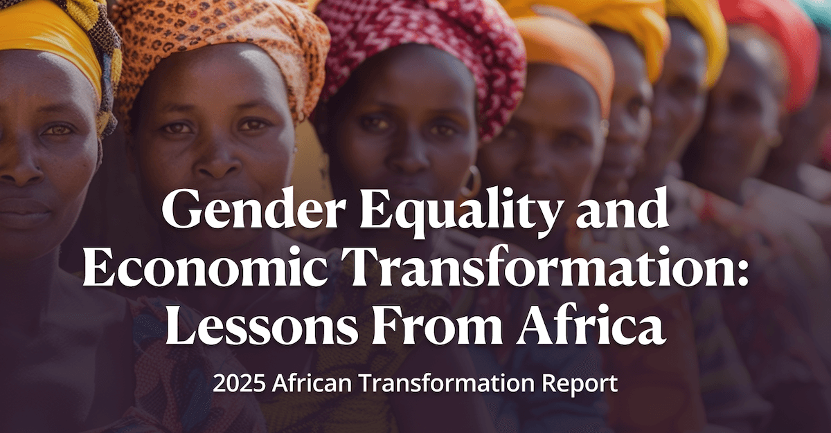 Gender Equality and Economic Transformation: Lessons From Africa - ACET