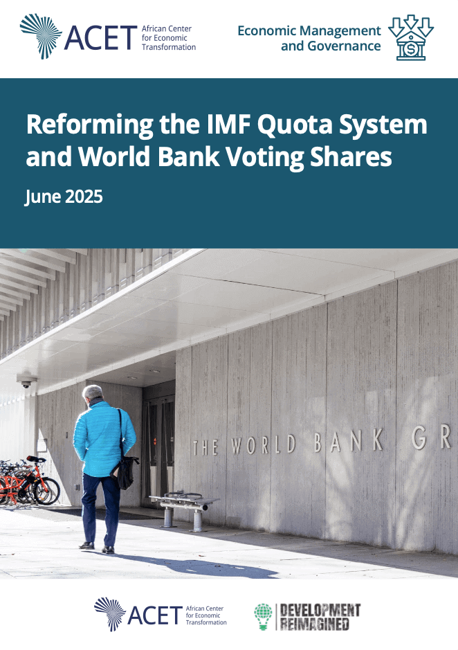 Reforming the IMF Quota System and World Bank Voting Shares - ACET